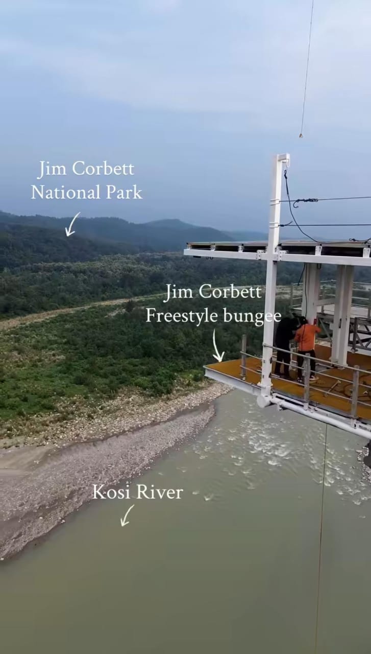 Bungee Jumping in Jim Corbett